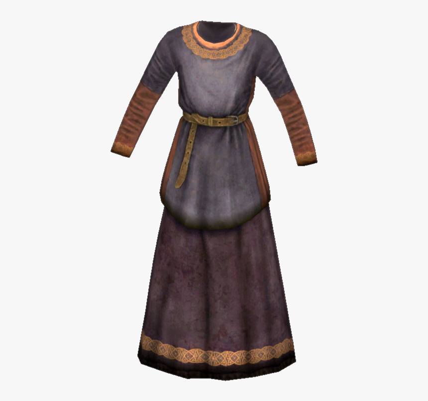Elder Scrolls - Skyrim Grey Dress, HD Png Download , Transparent Png ...