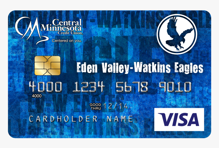 Eden Valley-watkins Eagles - Safe Credit Union Card, HD Png Download ...