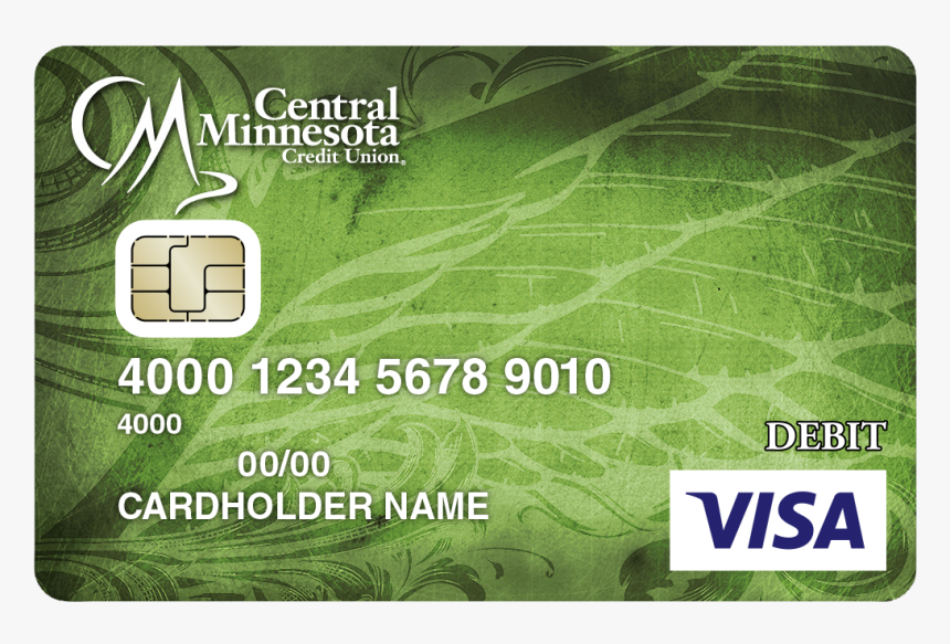 Green Motif - Icbc Visa Debit Card, HD Png Download , Transparent Png ...