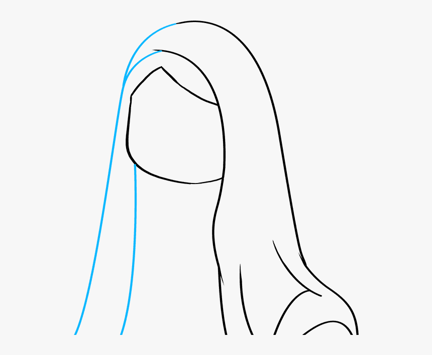 How To Draw Virgin Mary - Line Art, HD Png Download , Transparent Png ...
