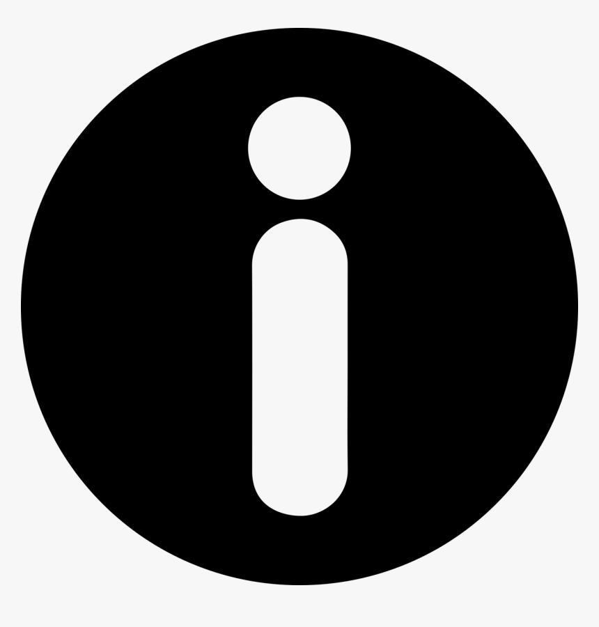 Information Icon Png Black, Transparent Png , Transparent Png Image ...