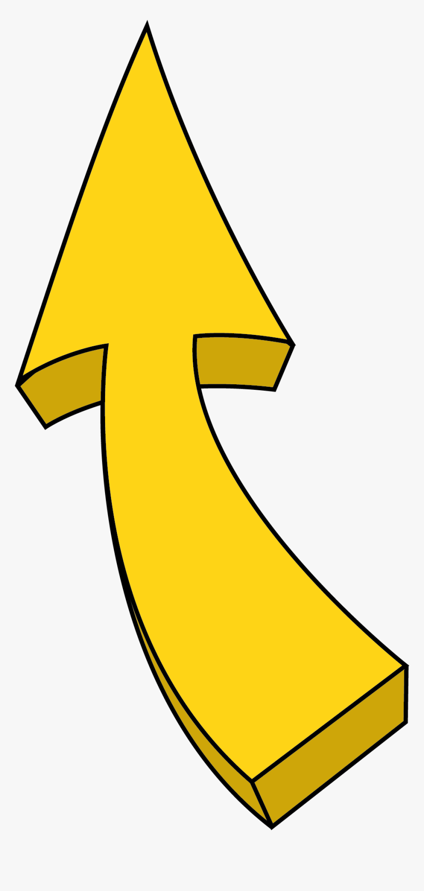 Fleche Jaune Png , Png Download, Transparent Png , Transparent Png ...