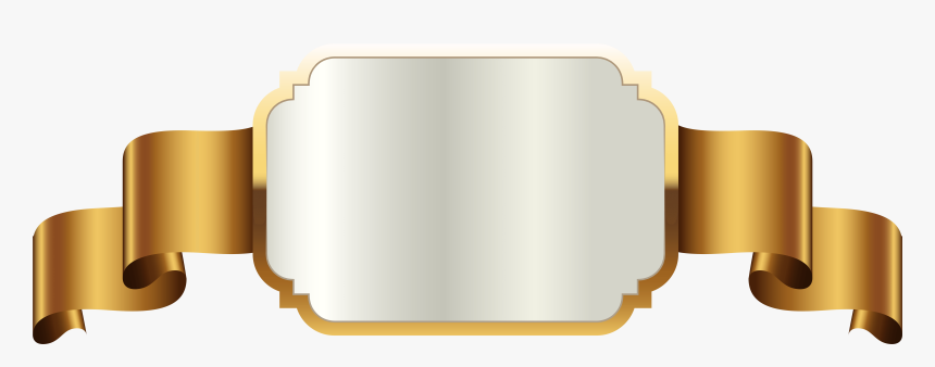 Gold Label Template Transparent Png Clip Art Image - Transparent ...