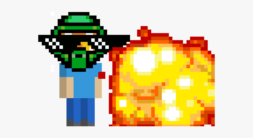 Explosion Pixel Art Png, Transparent Png , Transparent Png Image - PNGitem