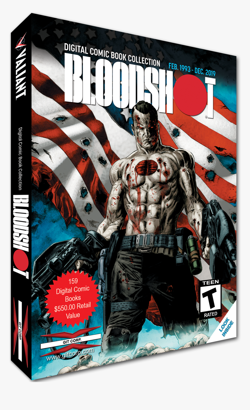 Bloodshot Comic, HD Png Download , Transparent Png Image - PNGitem