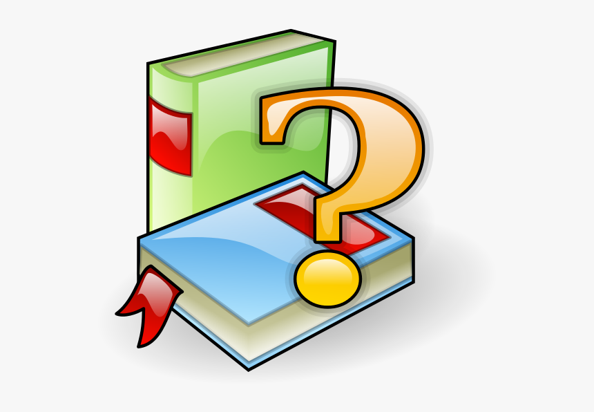 Books With A Question Mark, HD Png Download , Transparent Png Image ...