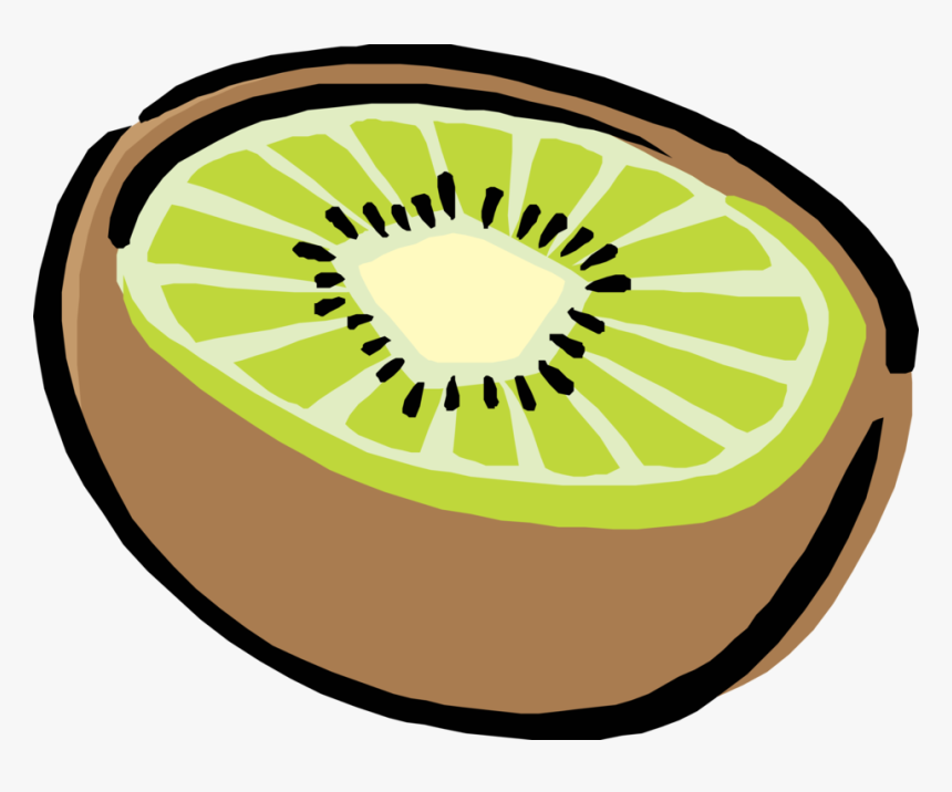 Kiwi,eye,food - Cartoon Kiwi Fruit Transparent, HD Png Download , Transparent Png Image - PNGitem