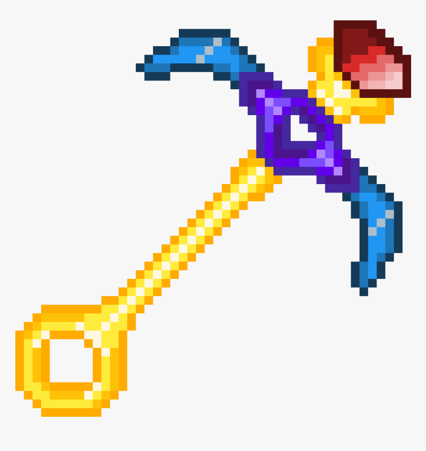 Prophet S Pickaxe - Color Wheel Pixel Art, HD Png Download ...