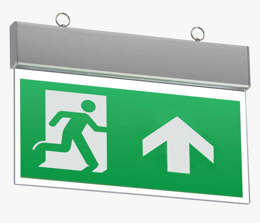 230v Ip20 Ceiling Mounted Led Emergency Exit Sign - Pictogramme Sortie ...