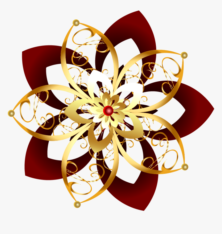 - Transparent Golden Flowers , Png Download, Png Download , Transparent ...