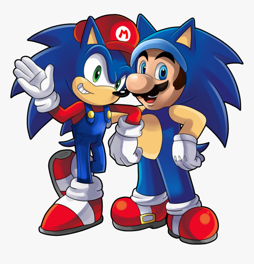 Mario And Sonic Kissing