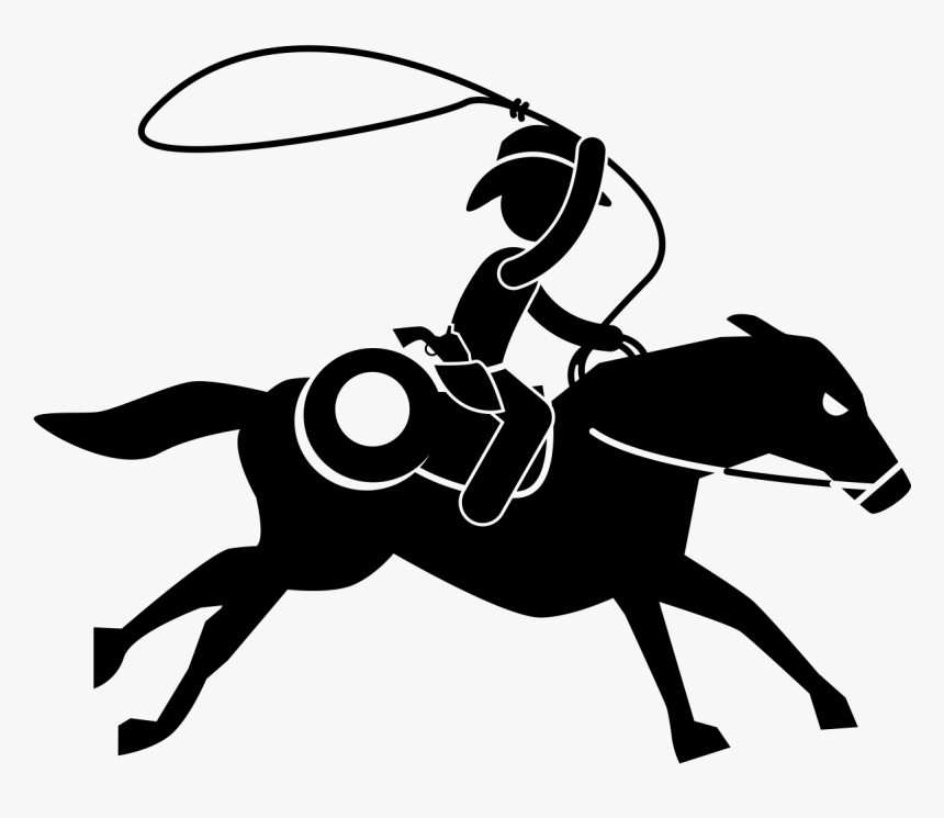 Caballo Ecuestre Stick Figure - Cowboy Stick Figure, HD Png Download ...