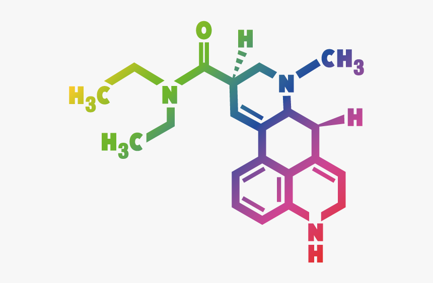 Molécula Lsd - Molecula Dmt, HD Png Download , Transparent Png Image ...