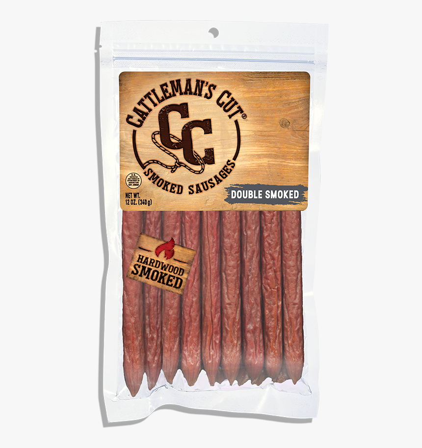 Doublesmoke-web - Cattleman's Cut Beef Sticks, HD Png Download ...