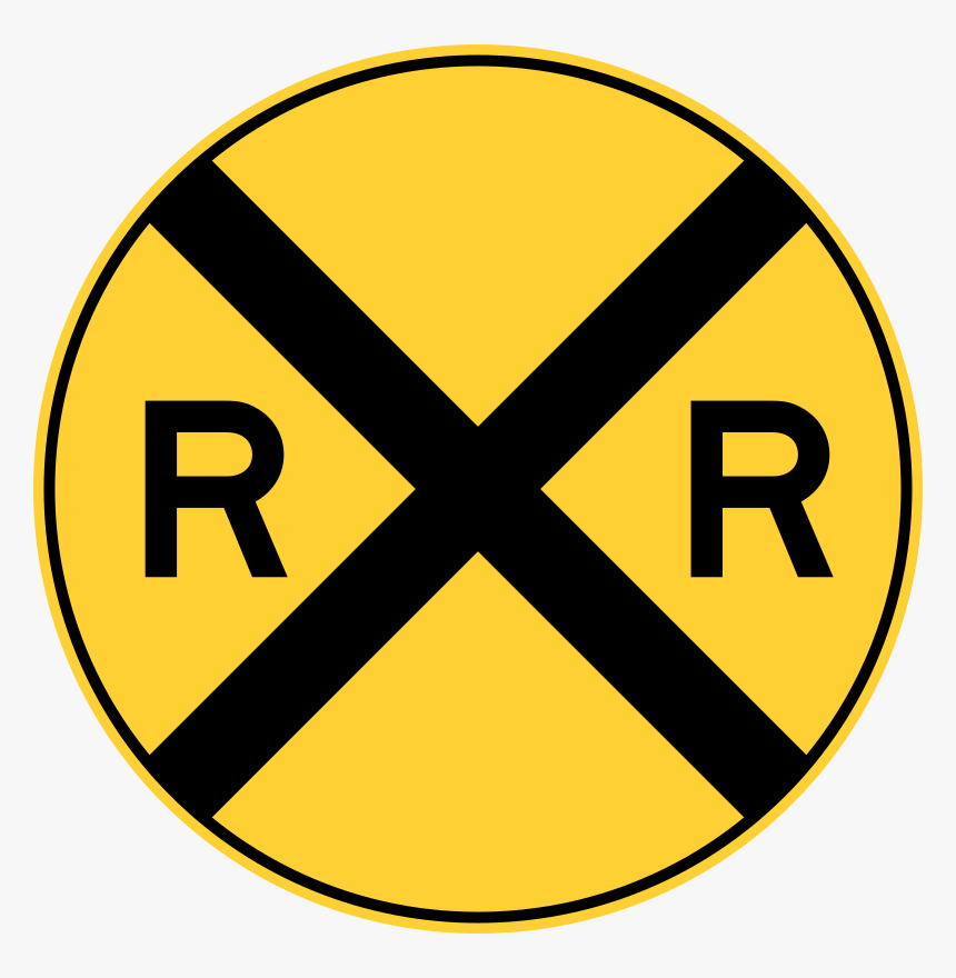 Railroad Ahead Warning Sign Mutcd W10-1 - Railroad Advance Warning Sign ...