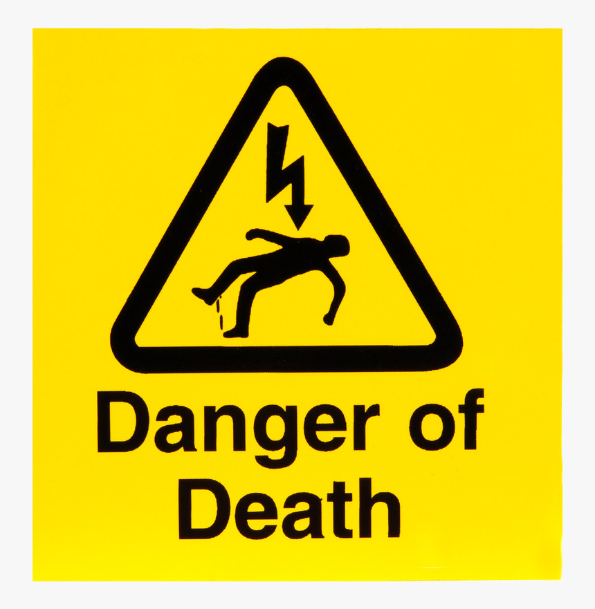 Danger Clipart Volt - Danger Of Death Sign, HD Png Download ...