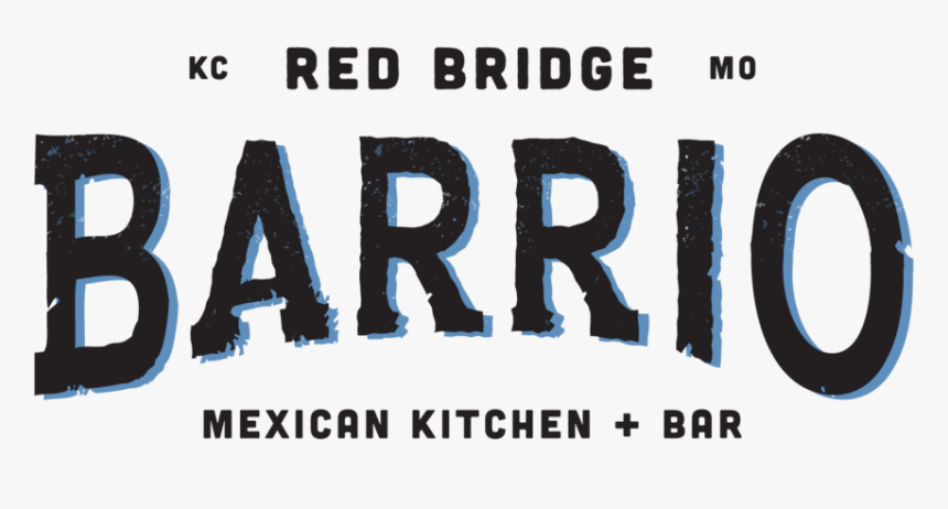 Barrio Logos Red Bridge Black 8april19 - Graphics, HD Png Download ...