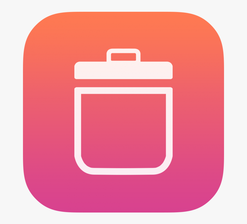 Trash Empty Icon Png Image - Recycle Bin Ios Icon, Transparent Png ...