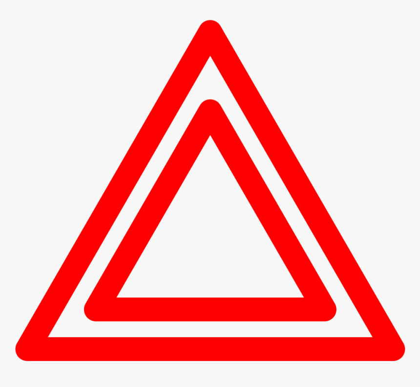 Triangle Shape Objects Outline, HD Png Download , Transparent Png Image ...