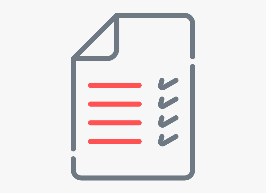 Icon Of A Checklist - Locked Paper Icon, HD Png Download , Transparent ...