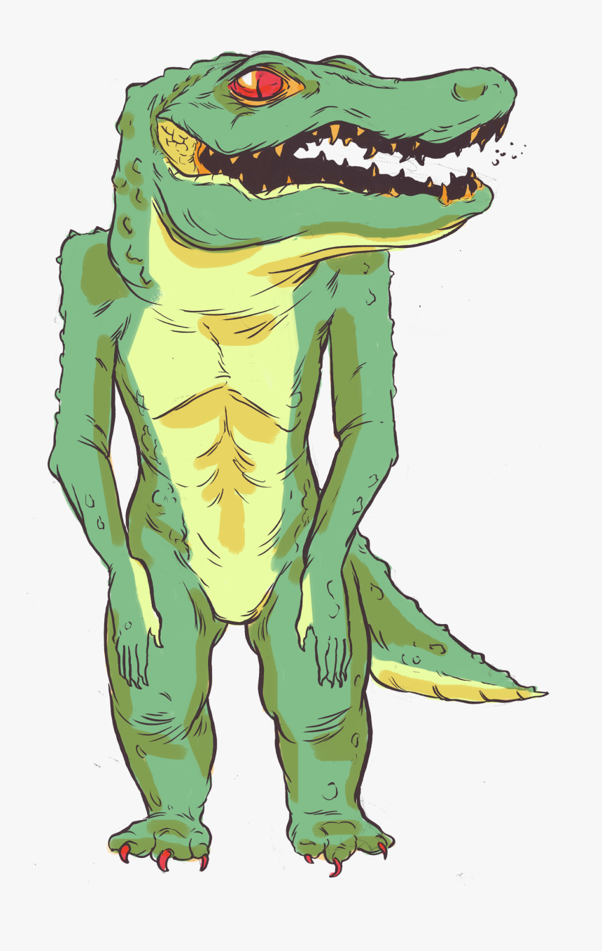El Hombre Caiman Caricatura, HD Png Download , Transparent Png Image ...