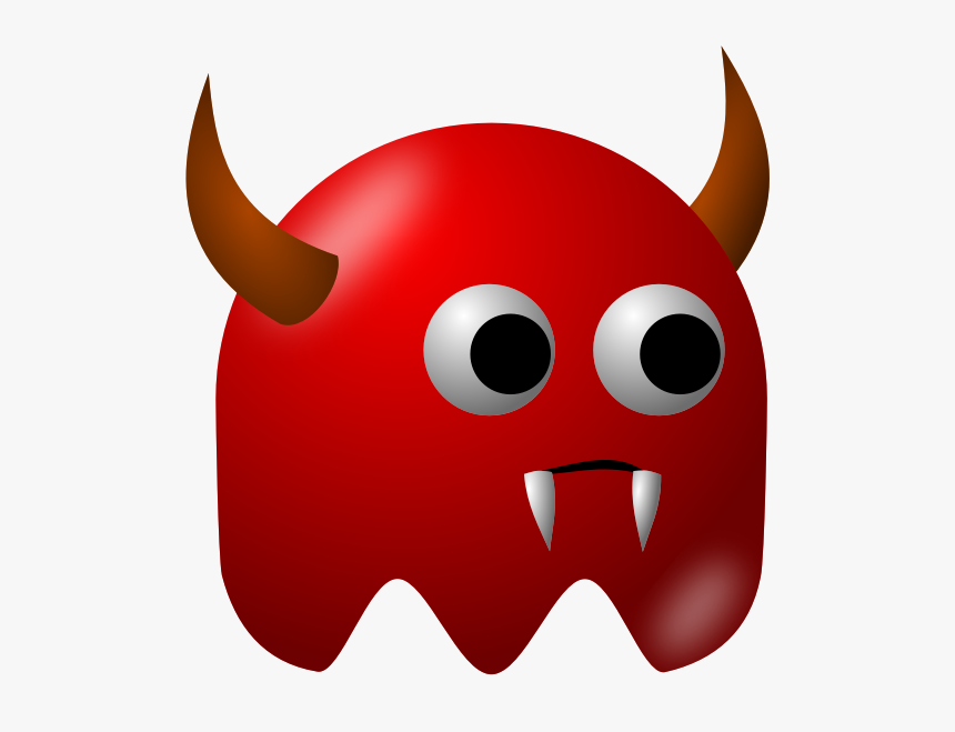 Red Cartoon Monster - Devil Clip Art, HD Png Download , Transparent Png ...