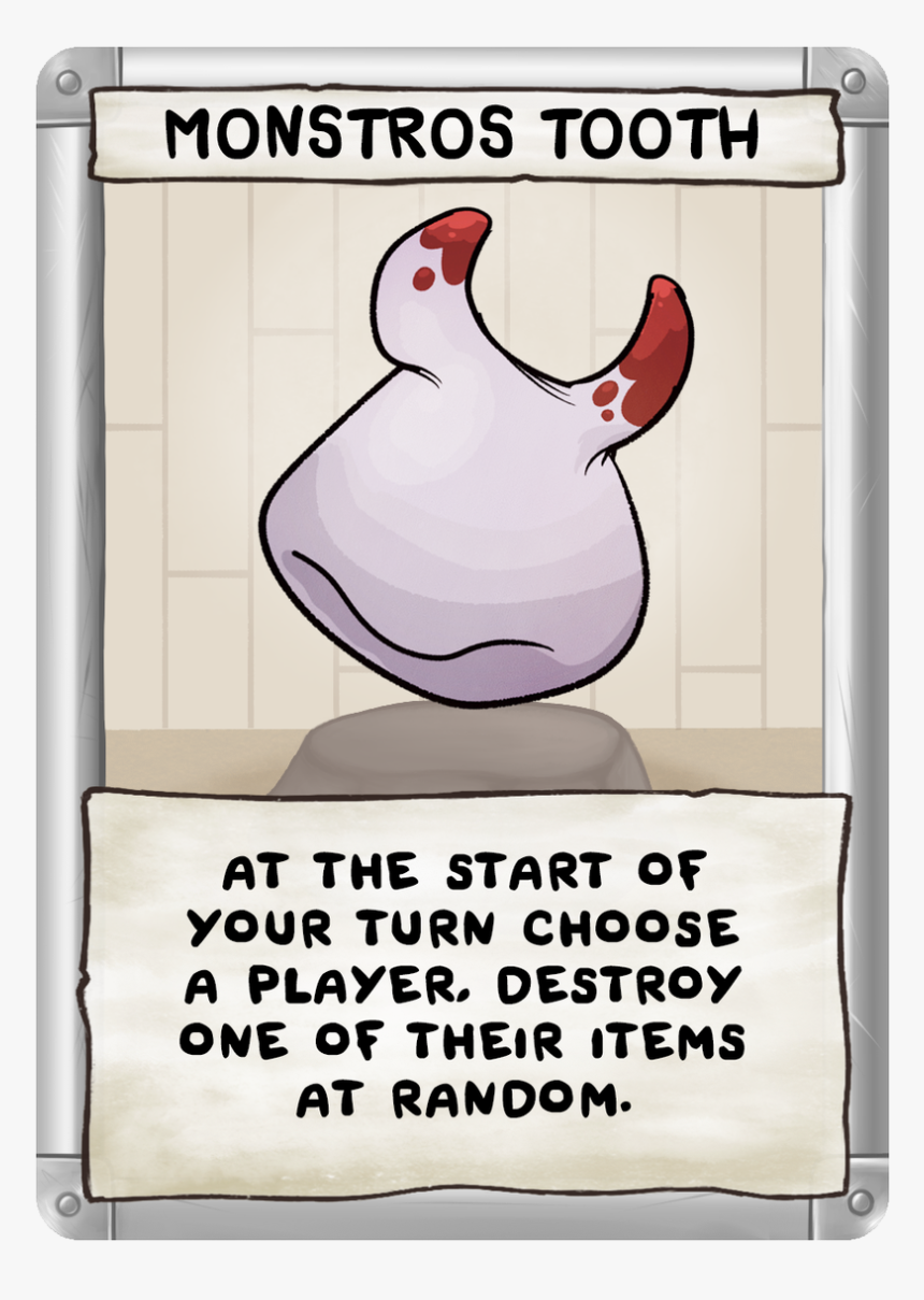 Monstro S Tooth - Binding Of Isaac Four Souls All Cards, HD Png ...