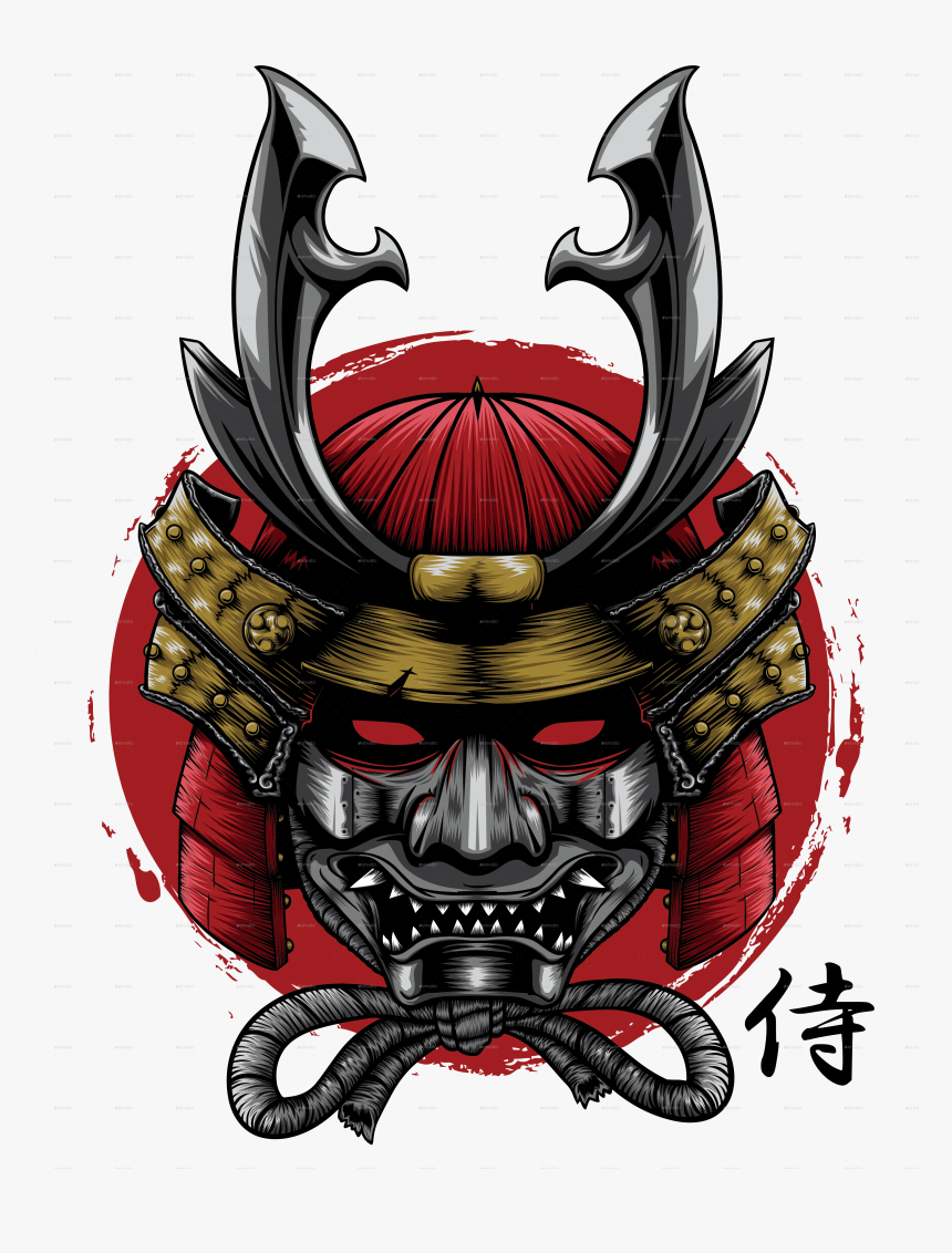 Samurai Head Logo Png, Transparent Png , Transparent Png Image - PNGitem