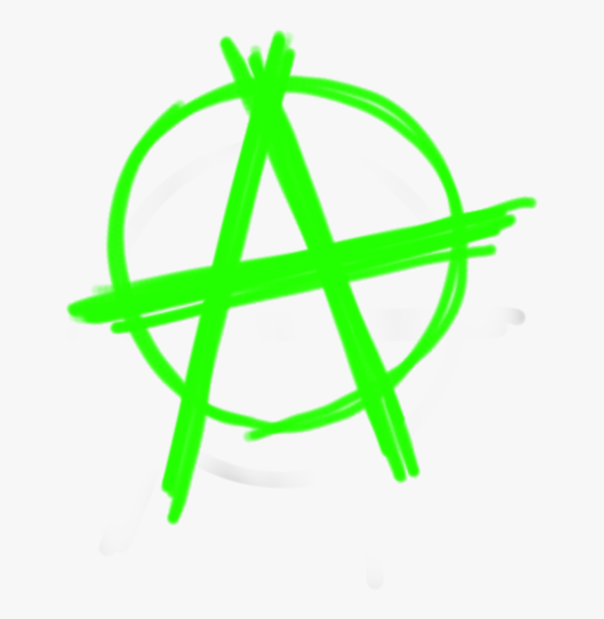 Anarchy Symbol - Lime Green Anarchy Symbol, HD Png Download ...