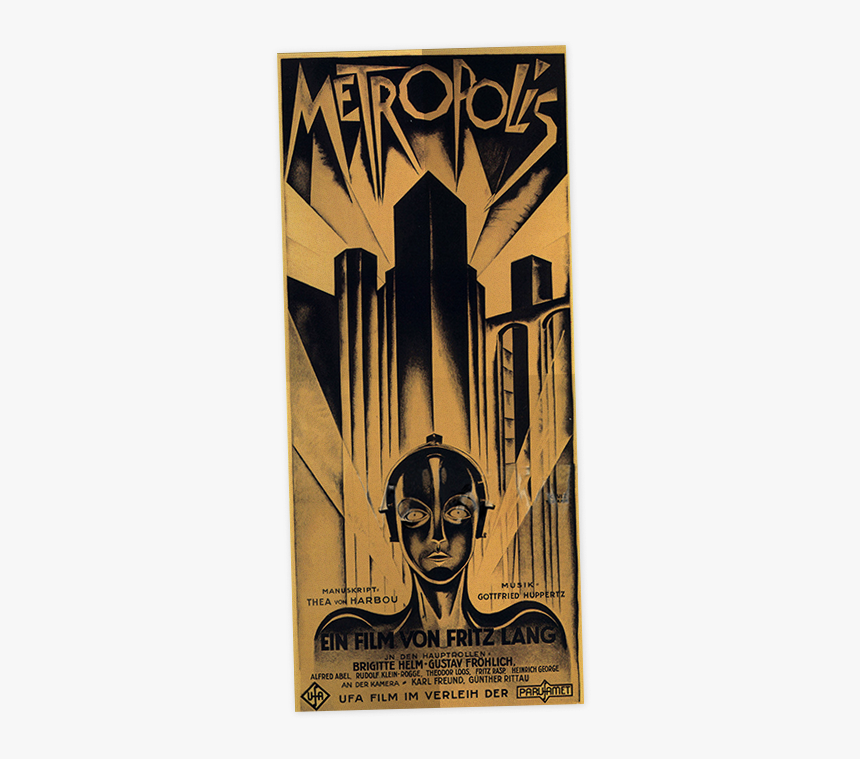 Metropolis Movie Poster Original, HD Png Download , Transparent Png ...