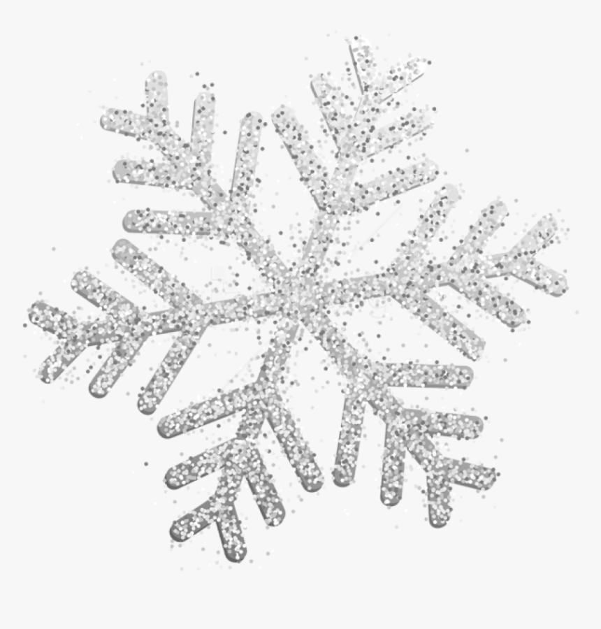 Silver Snowflake Png