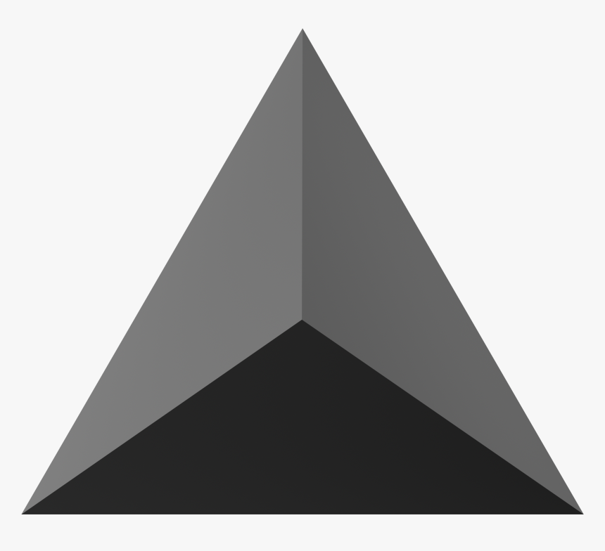 I Created And Rendered A Simple Pyramid Shape With - Triangle, HD Png ...