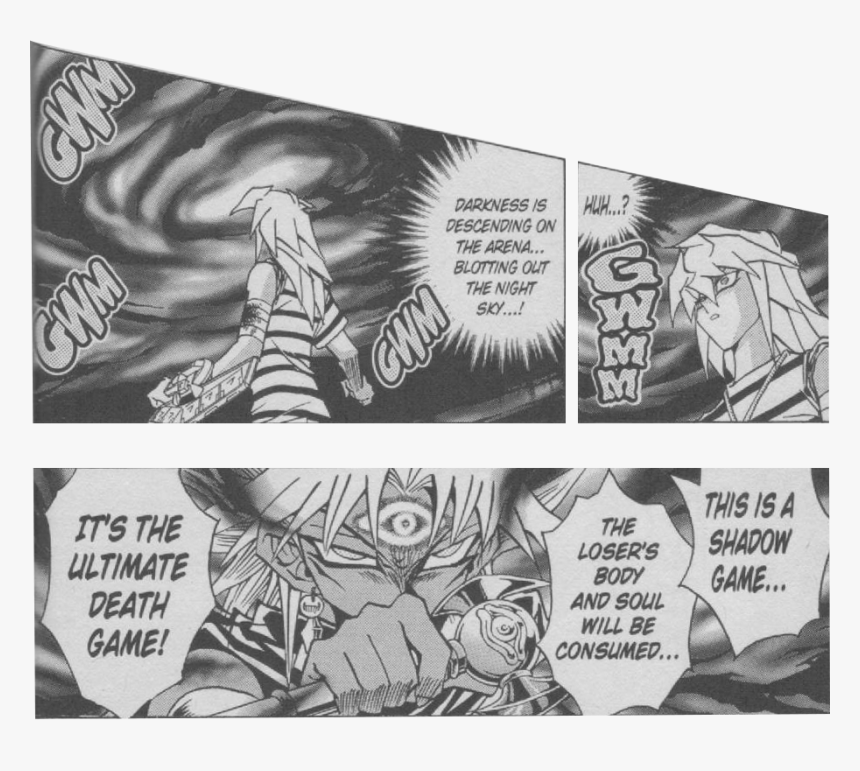 Image - Yugioh Manga Marik Vs Bakura, HD Png Download , Transparent Png ...