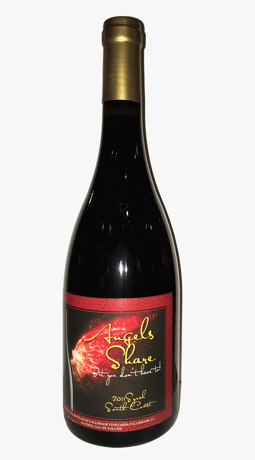 Bottle Angels Share - Glass Bottle, HD Png Download , Transparent Png ...