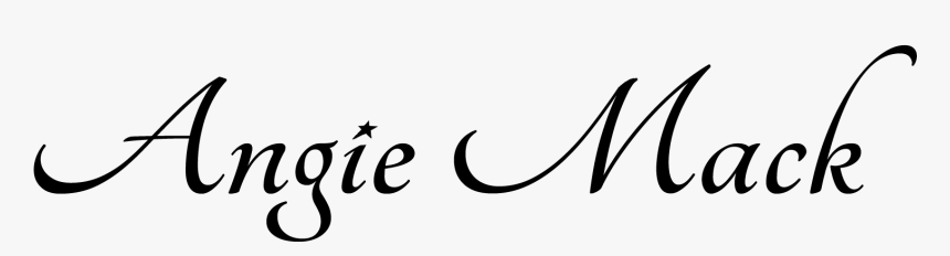 Angie Mack - Calligraphy, HD Png Download , Transparent Png Image - PNGitem