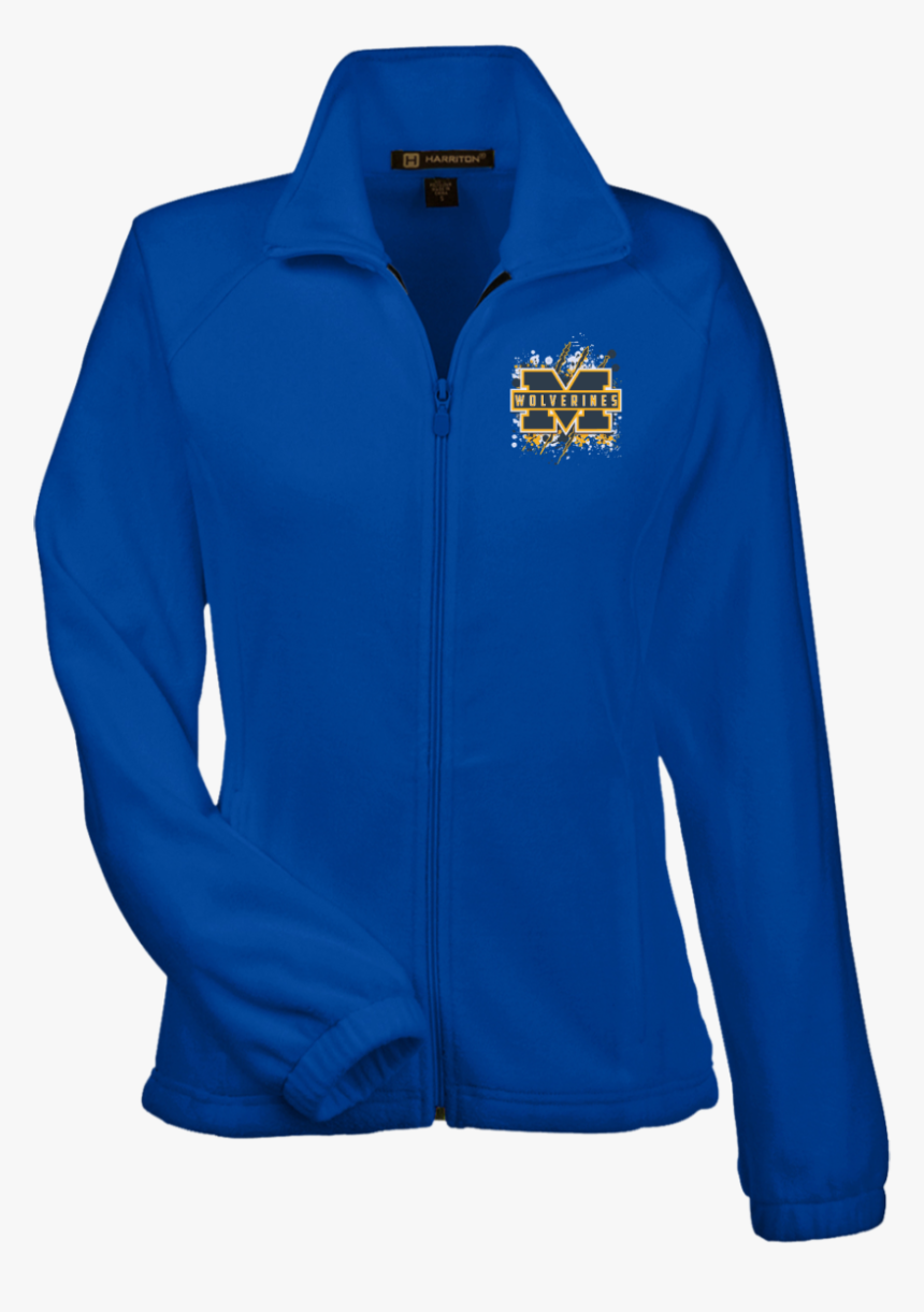 Michigan Wolverines Splatter Logo Womens Fleece Jacket - Polar Fleece ...