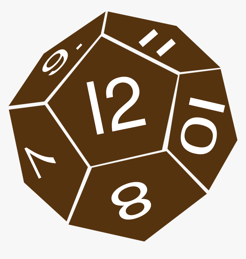 12 Sided Die Vector, HD Png Download , Transparent Png Image - PNGitem