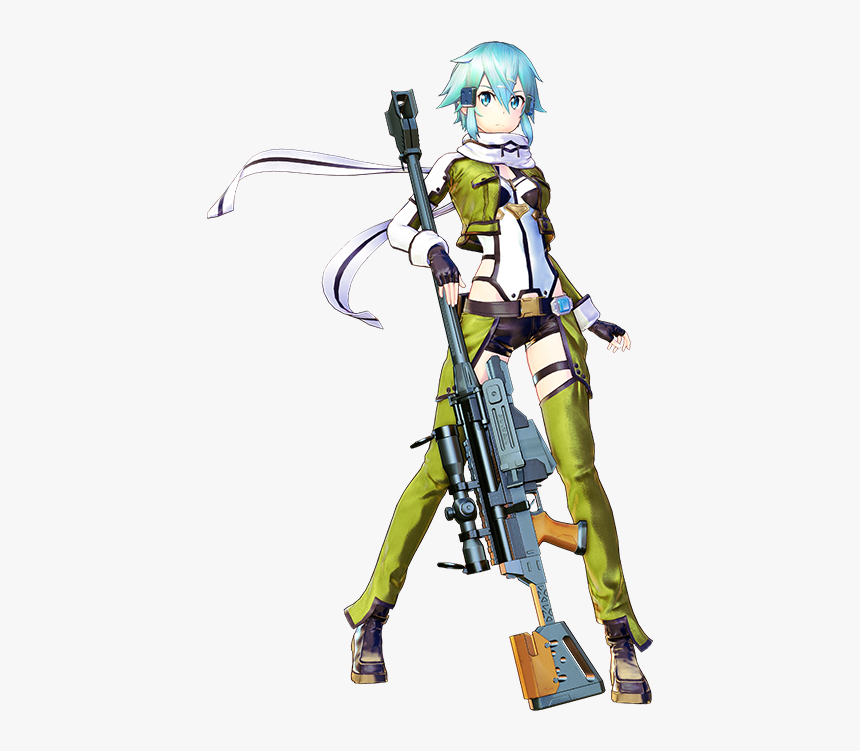 Edit Section - Sword Art Online Fatal Bullet Anime Sinon, HD Png ...