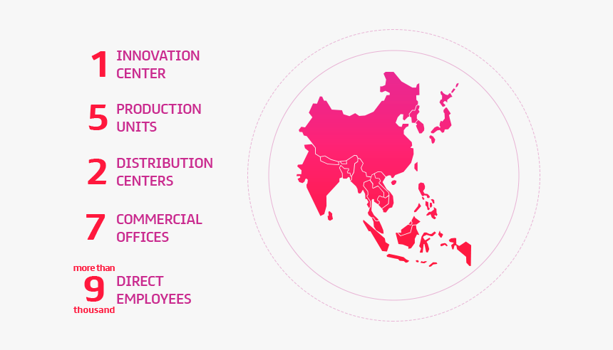 Asia Pacific Map Outline, HD Png Download , Transparent Png Image - PNGitem