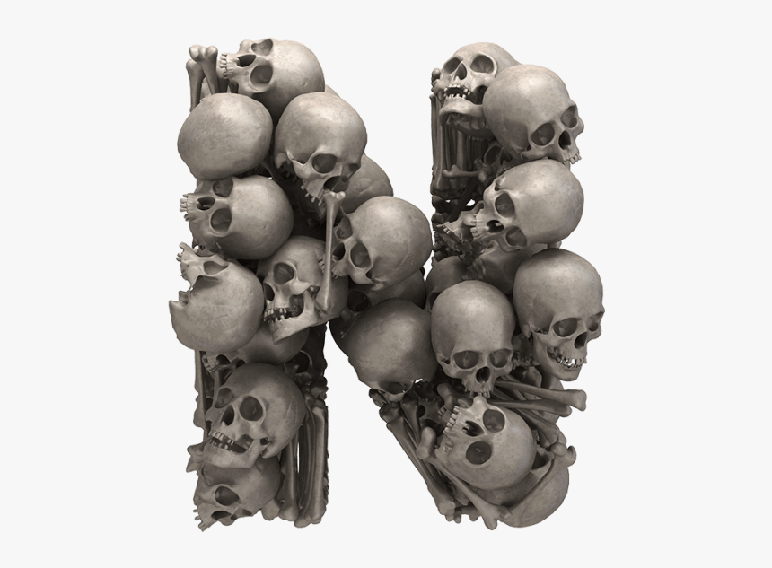 Skull Alphabet Png, Transparent Png , Transparent Png Image - PNGitem