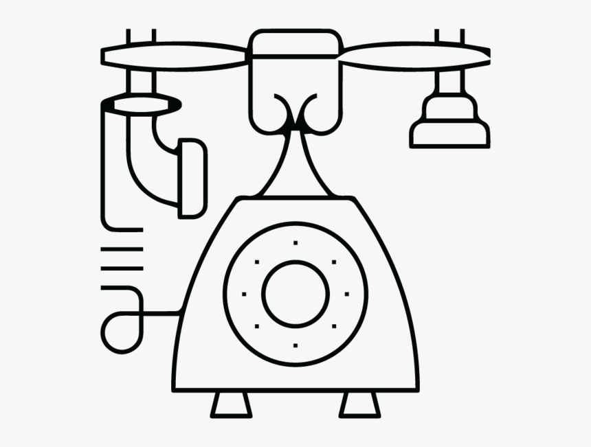 Call - Line Art, HD Png Download , Transparent Png Image - PNGitem