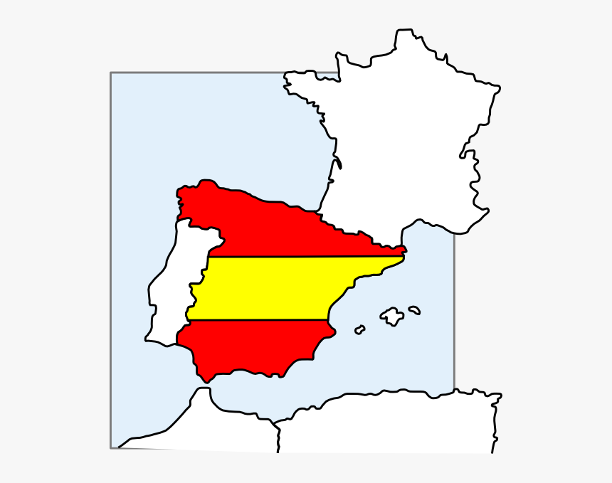 Clip Art Spain Map, HD Png Download , Transparent Png Image - PNGitem