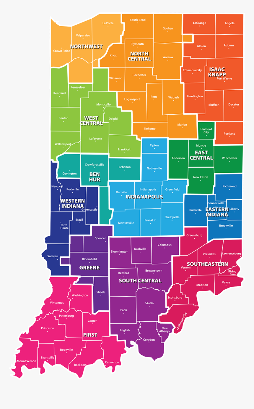 Component-map - Forests In Indiana Before And After, HD Png Download ...