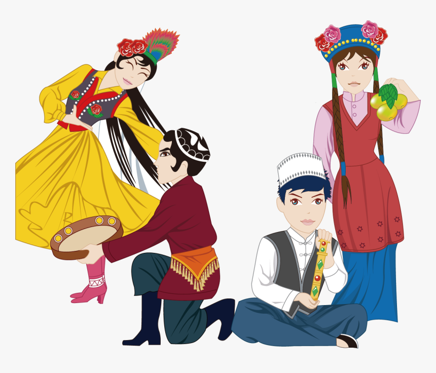 Transparent Culture Clipart - Chinese Folk Dance Clipart, HD Png ...