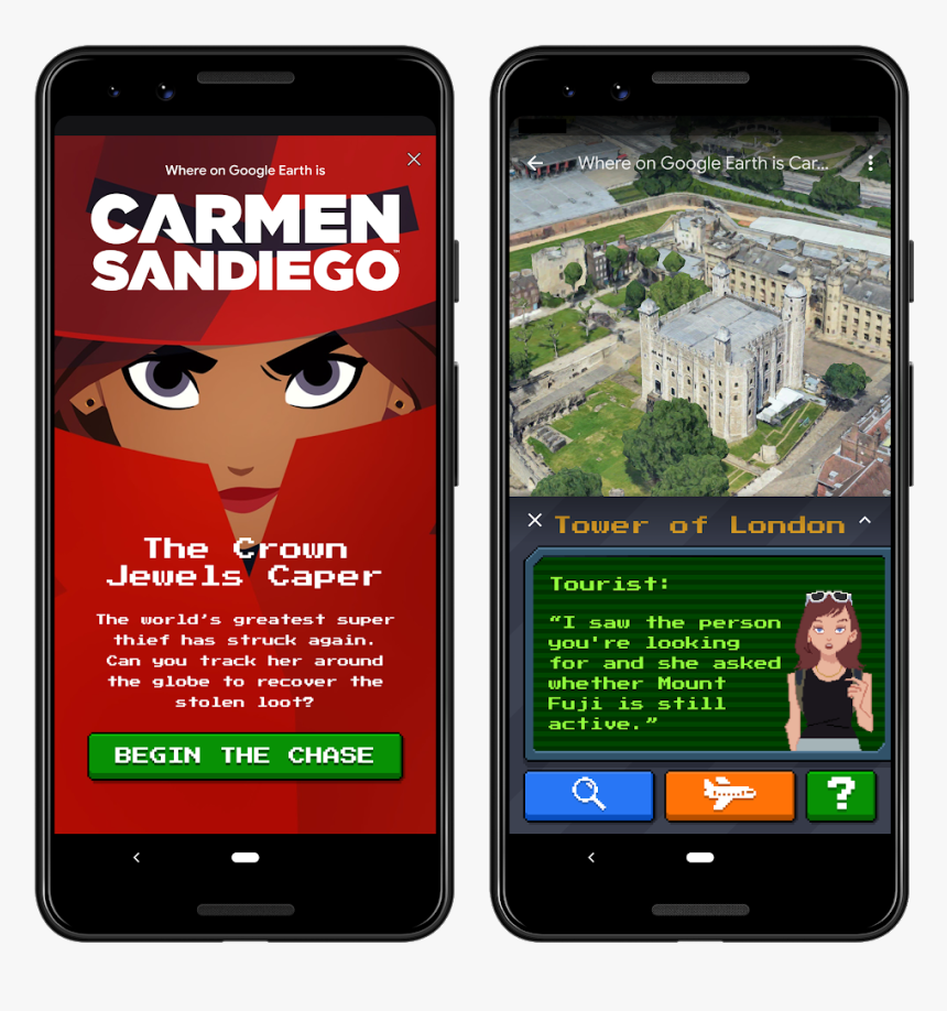 Carmen Game - Google Earth Carmen Sandiego, HD Png Download ...