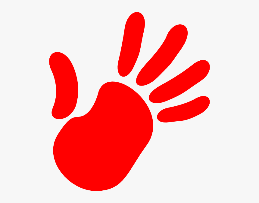 Handprint Transparent High Five - Hand Clip Art, HD Png Download ...
