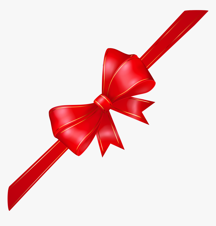 Red Corner Bow Transparent Png Image, Png Download , Transparent Png ...