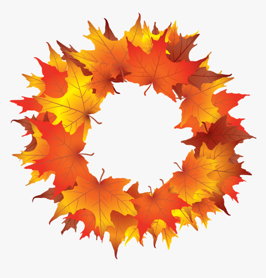 Autumn Wreath Kid Png Images Clipart - Transparent Fall Wreath Clip Art ...