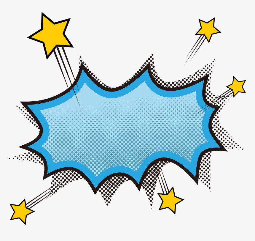 Comics Blue Vector Explosion Hd Image Free Png Clipart - Comic Book ...