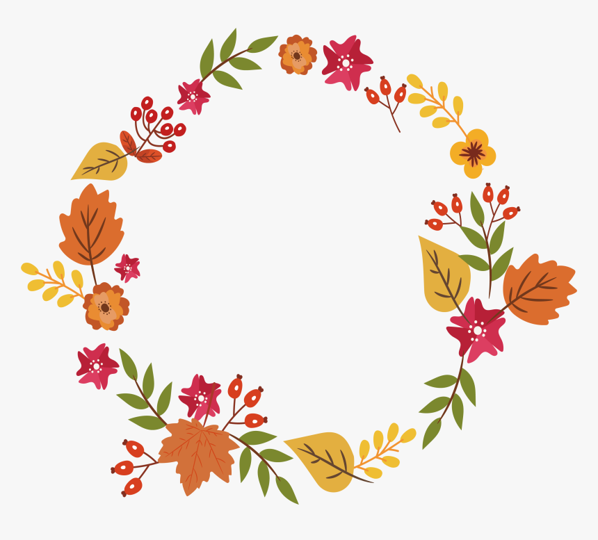 Fall Wreath Clipart
